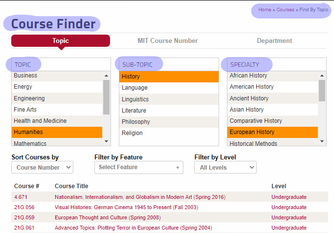 MIT Open Courseware | DMC